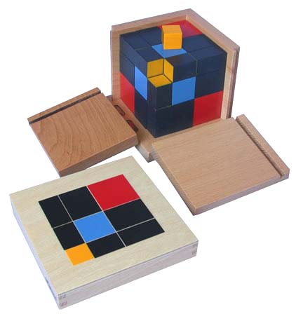 Montessori Trinomial Cube - Montessori Materials