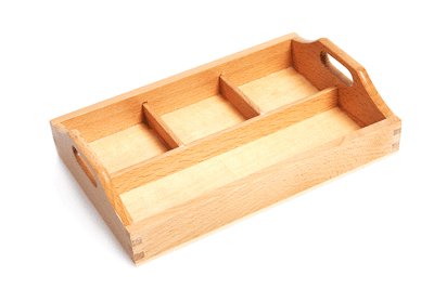 Montessori Sorting Tray with 3 Compartments | E&O Montessori