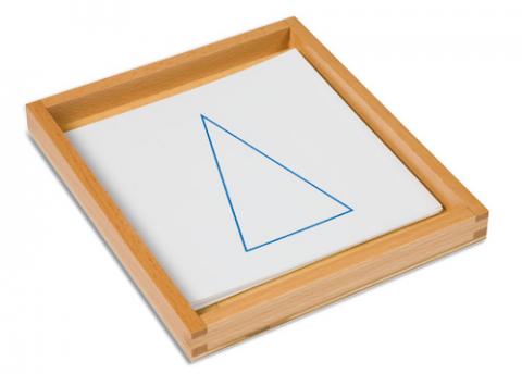 Geometric Cards for Geometric Solids with Tray | E&O Montessori