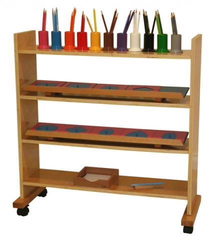 Wooden Stand for Metal Insets | E&O Montessori