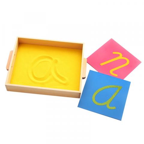 Letter Formation Sand Tray – Large | E&O Montessori