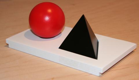 Noun and Verb Introduction Solids with Tray | E&O Montessori