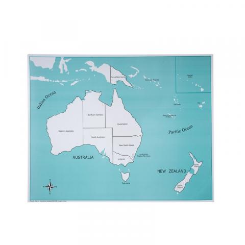 Australia Control Map - Labeled | E&O Montessori