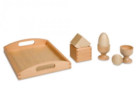 3D Object Fitting Exercise with Tray | E&O Montessori