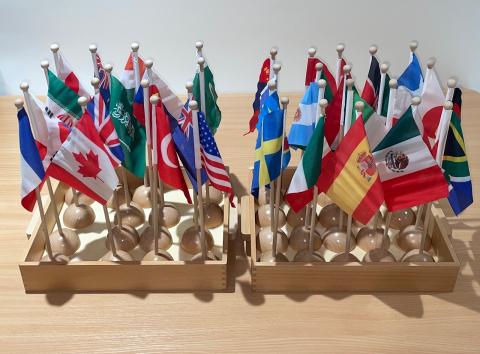 Flags of the World. | E&O Montessori