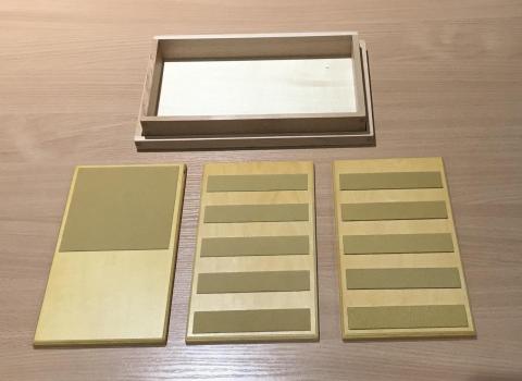 Rough and Smooth Boards Set - Set of 3 | E&O Montessori