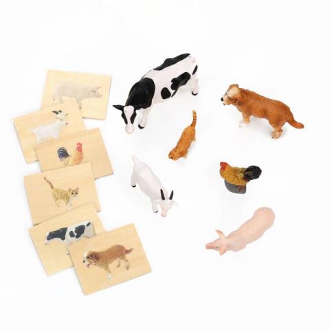 Farm Animal Matching Activity | E&O Montessori