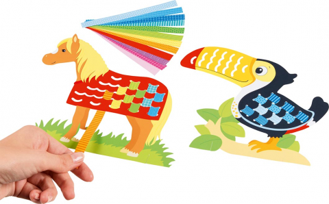 Paper Weaving Kit – Animals | E&O Montessori