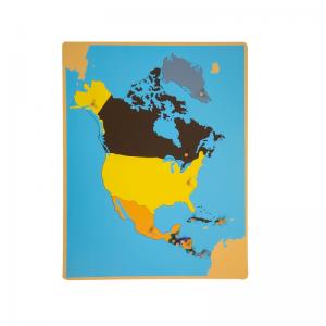 North America Puzzle Map | E&O Montessori